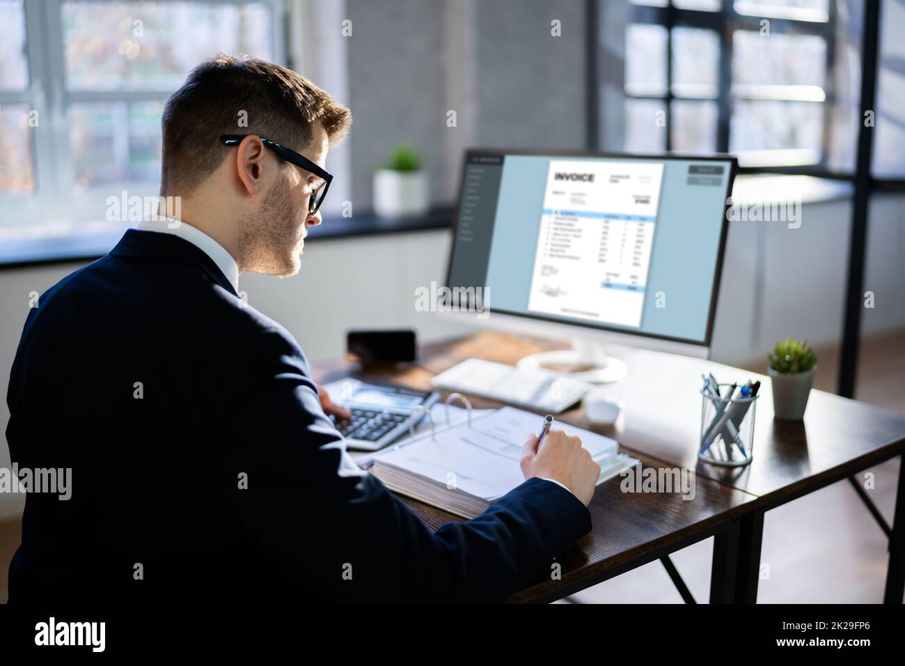 Professional Tax Accountant Stock Photo - Alamy