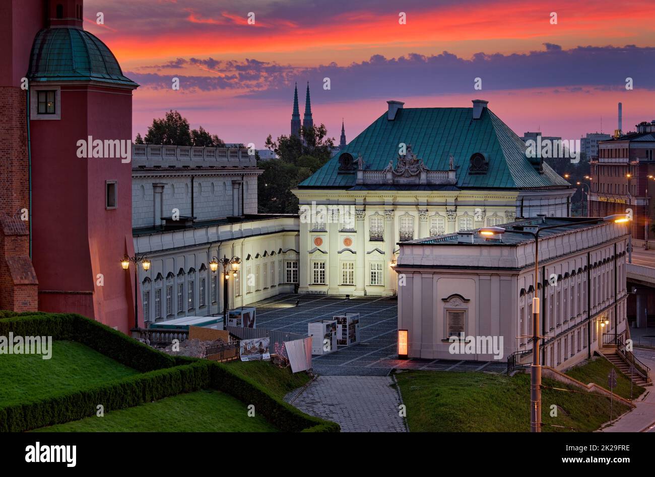 Warsaw The Copper-Roof Palace Stock Photo - Alamy