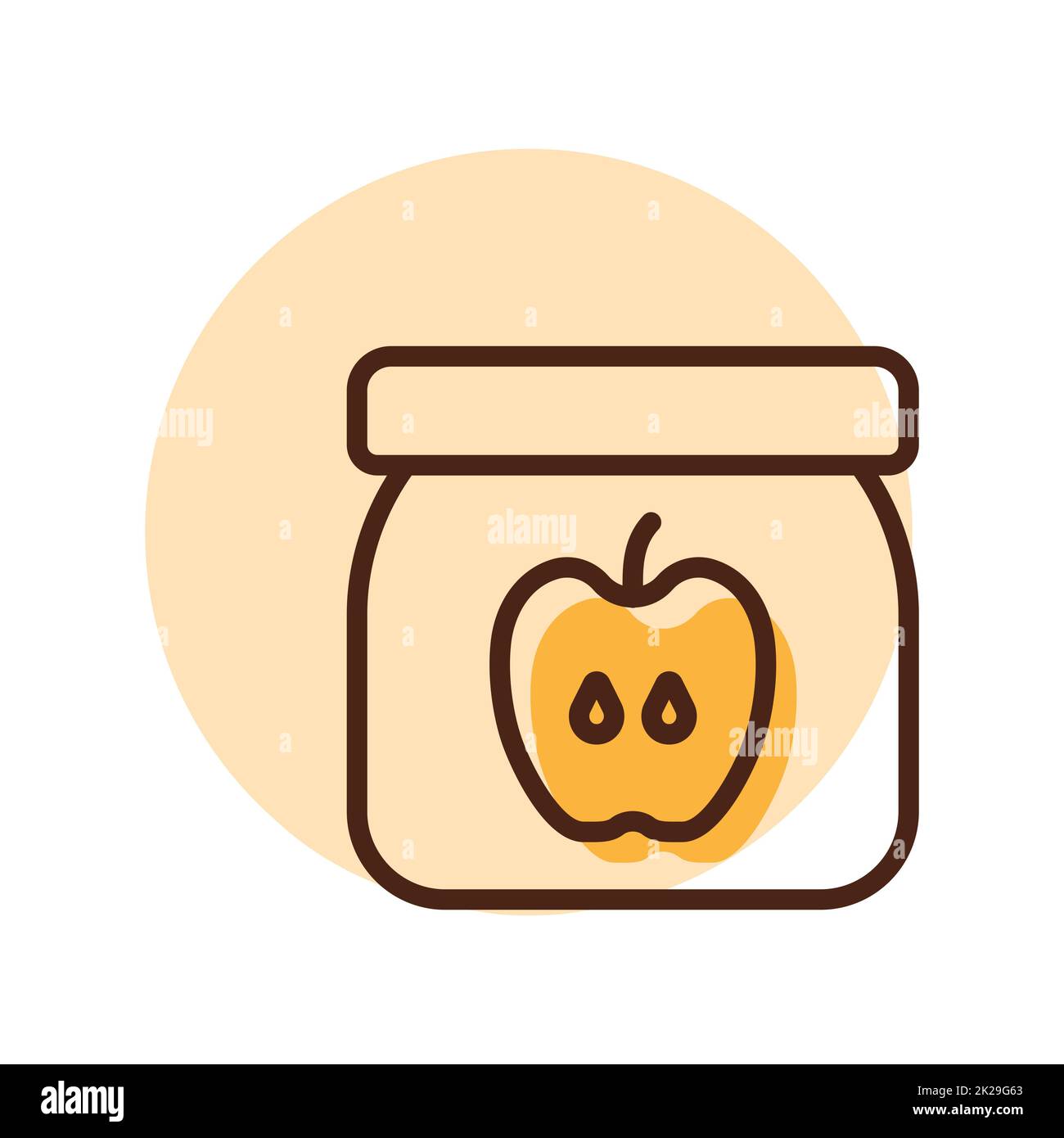 Jar baby food apple hi-res stock photography and images - Alamy