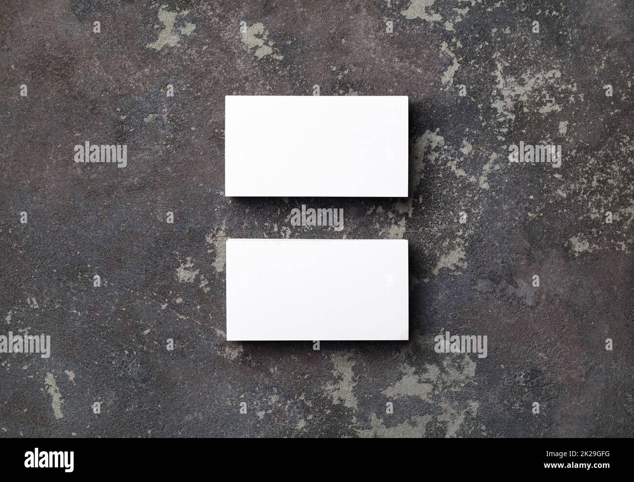 Two business cards Stock Photo - Alamy