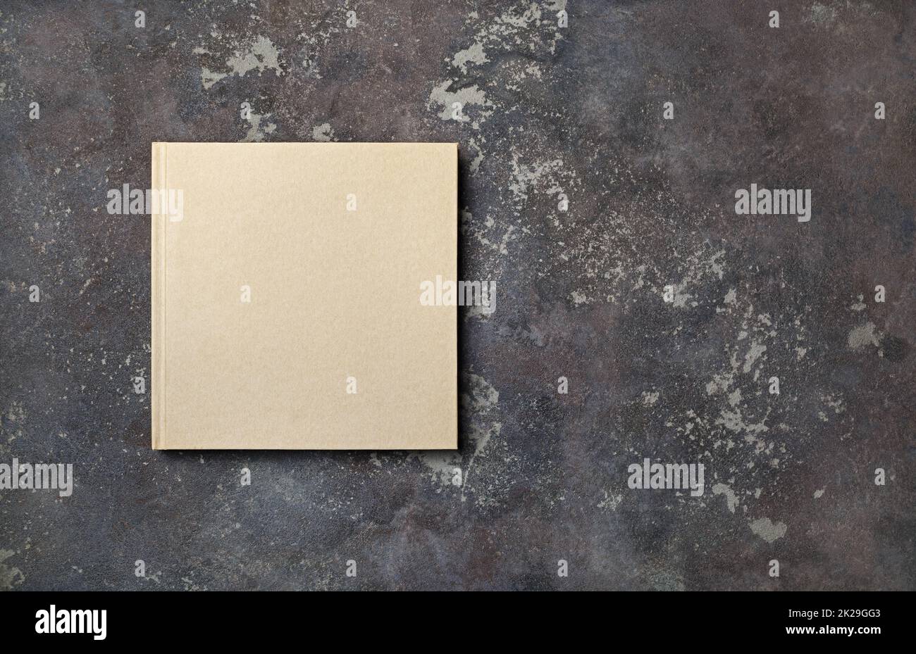 Blank closed book Stock Photo - Alamy