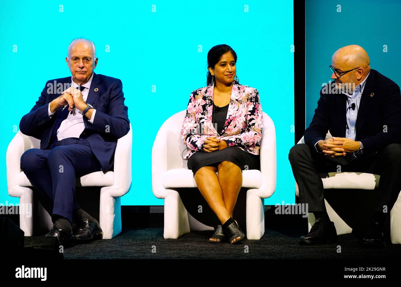 09/18/2022 New York, New York Mark Malloch-Brown, Lysa John Berna and ...