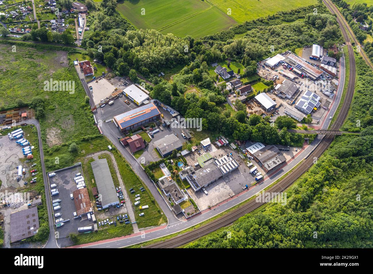 Aerial view birds eyes view hi-res stock photography and images - Alamy