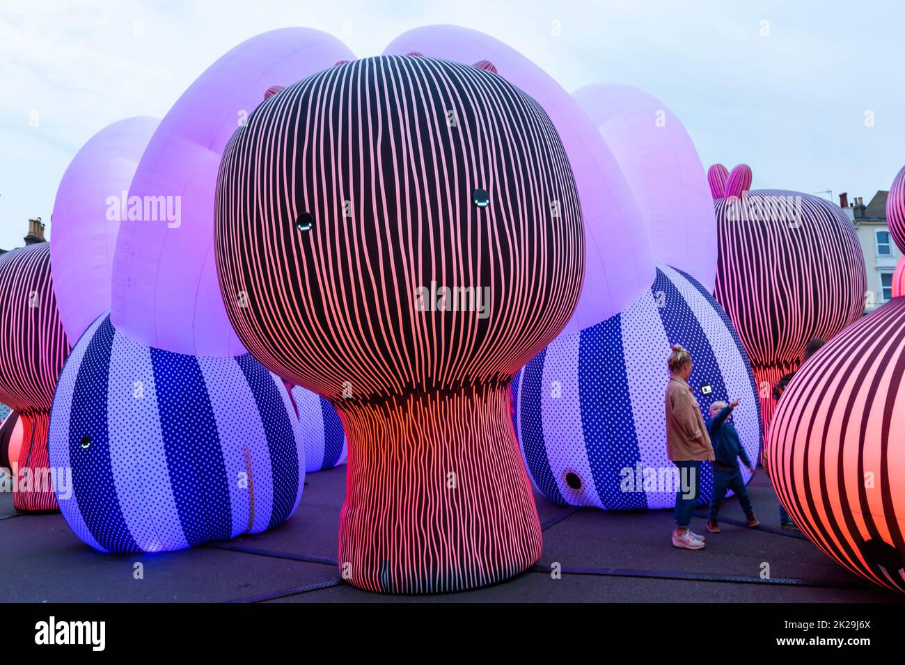 Bournemouth, Dorset UK. 22nd September 2022. Airship Orchestra by Eness ...