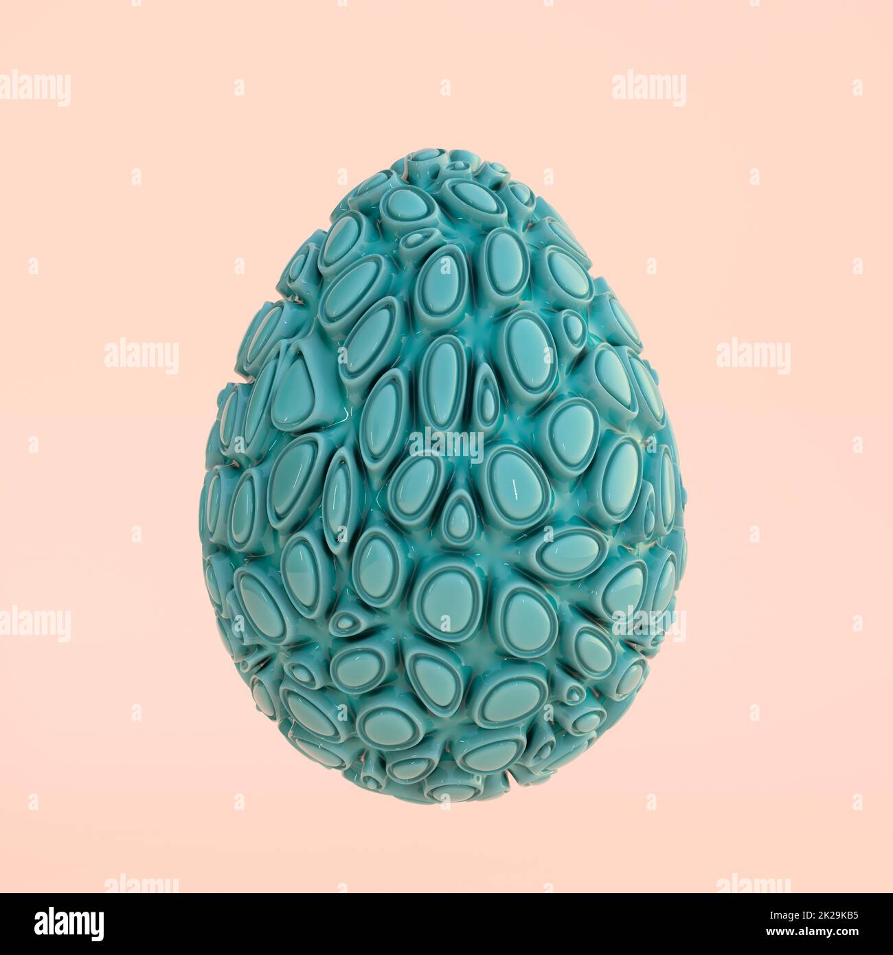 3D rendering of an egg-inspired geometric shape Stock Photo - Alamy