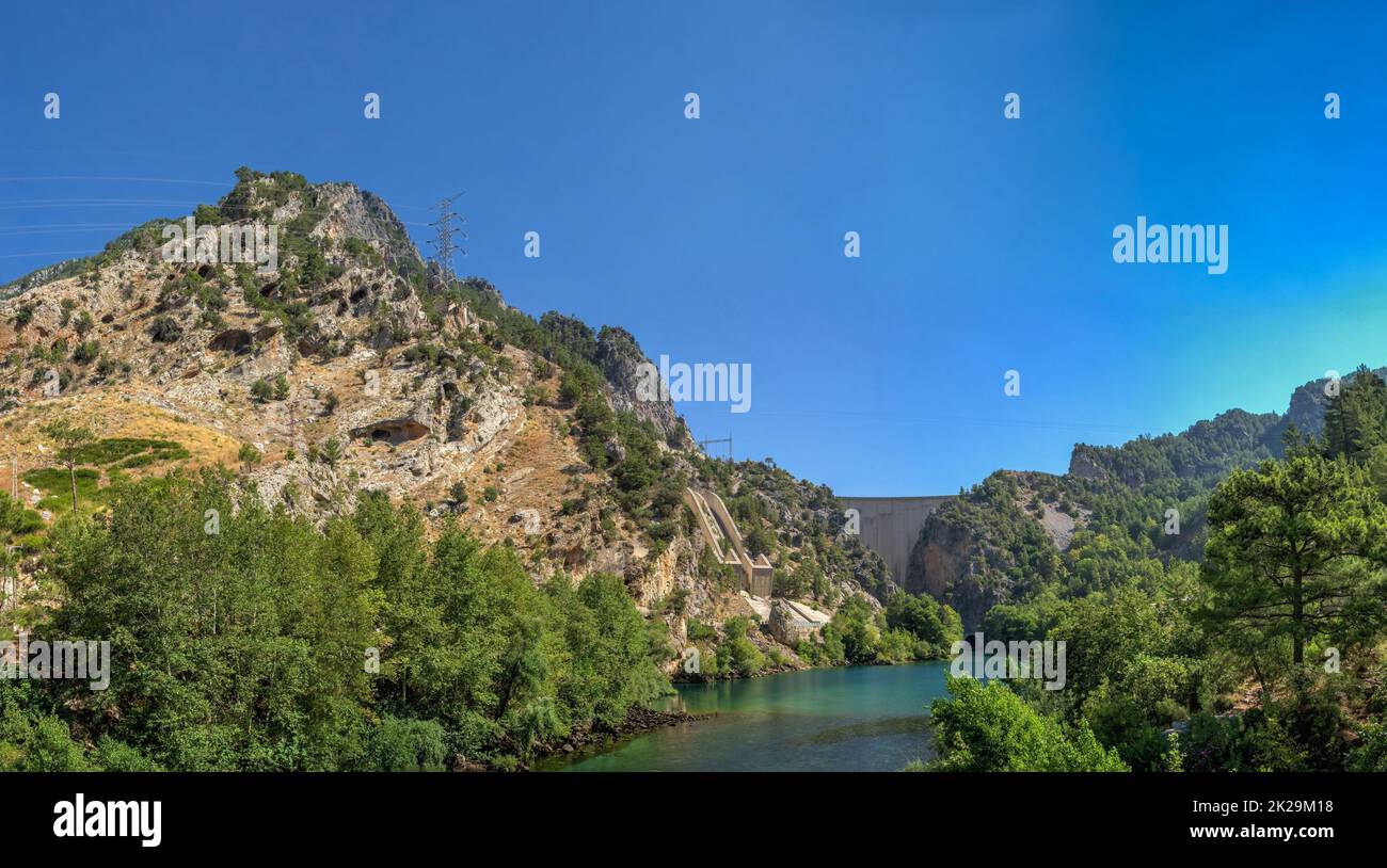 Mountains in Green Canyon, Turkey Stock Photo - Alamy