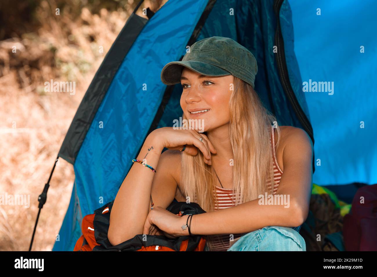 Summer camp woman girl hi-res stock photography and images - Alamy