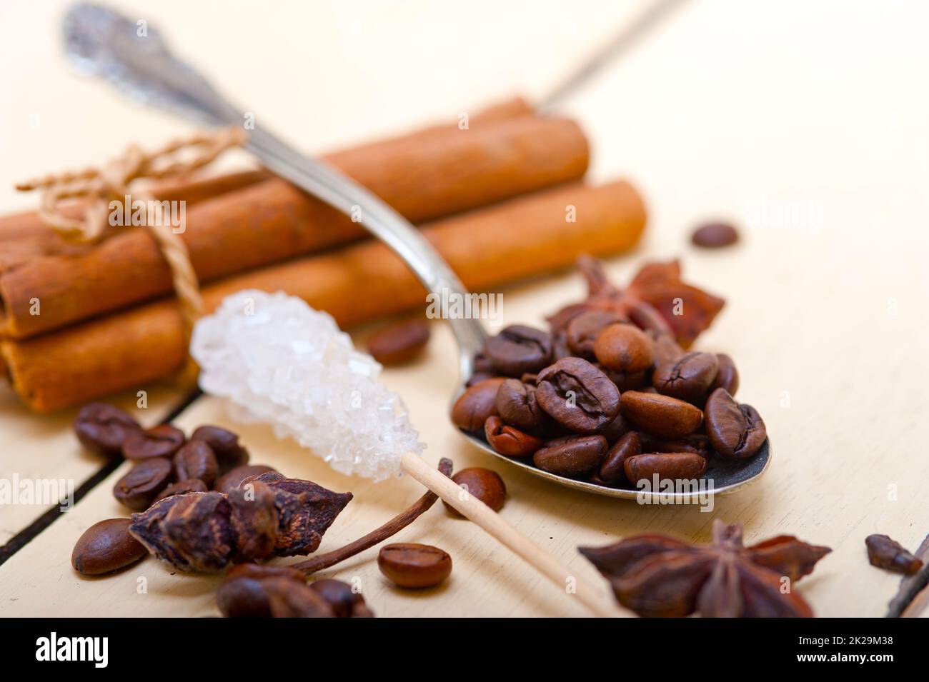 Coffe beans texture cinnamon hi-res stock photography and images - Alamy