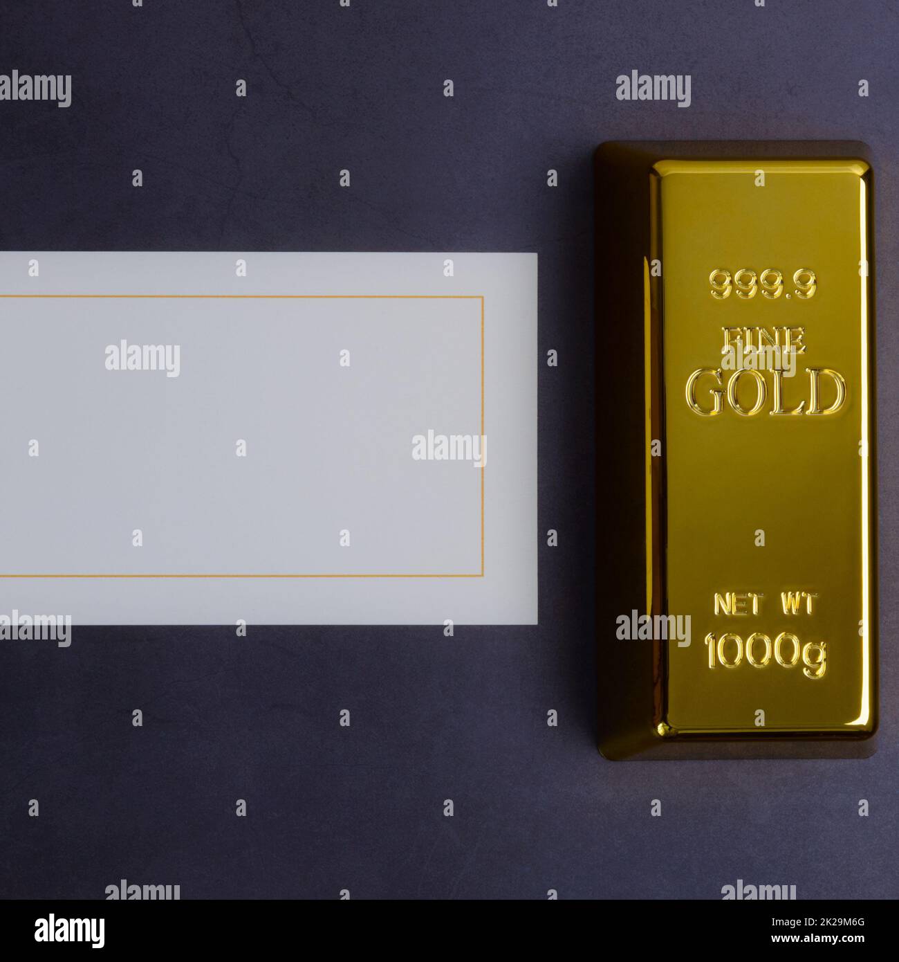 Gold ingot black hi-res stock photography and images - Alamy