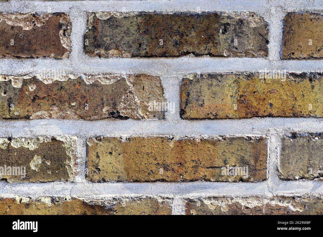 Old brick wall. Texture of old weathered brick wall panoramic ...