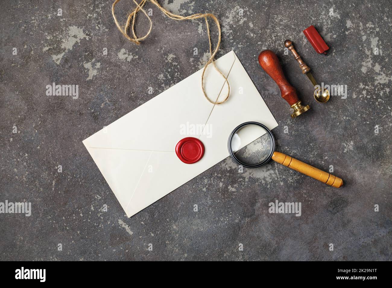 Blank retro stationery Stock Photo - Alamy