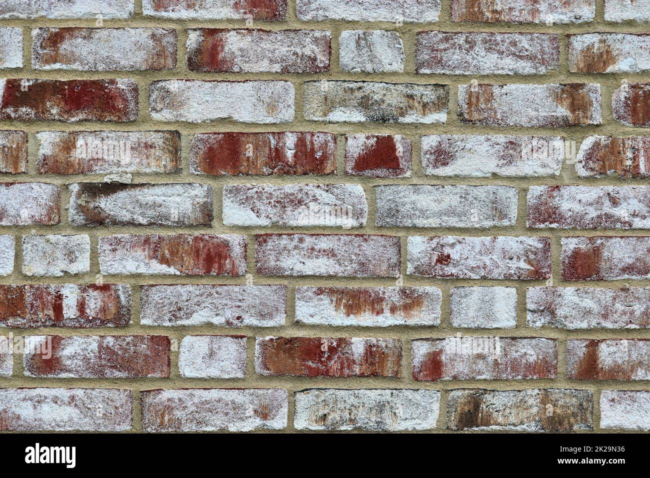 Old brick wall. Texture of old weathered brick wall panoramic ...