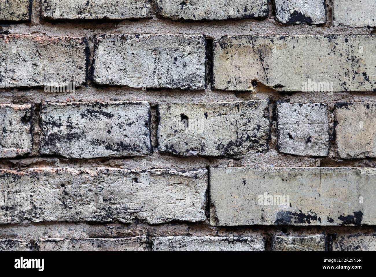Old brick wall. Texture of old weathered brick wall panoramic ...