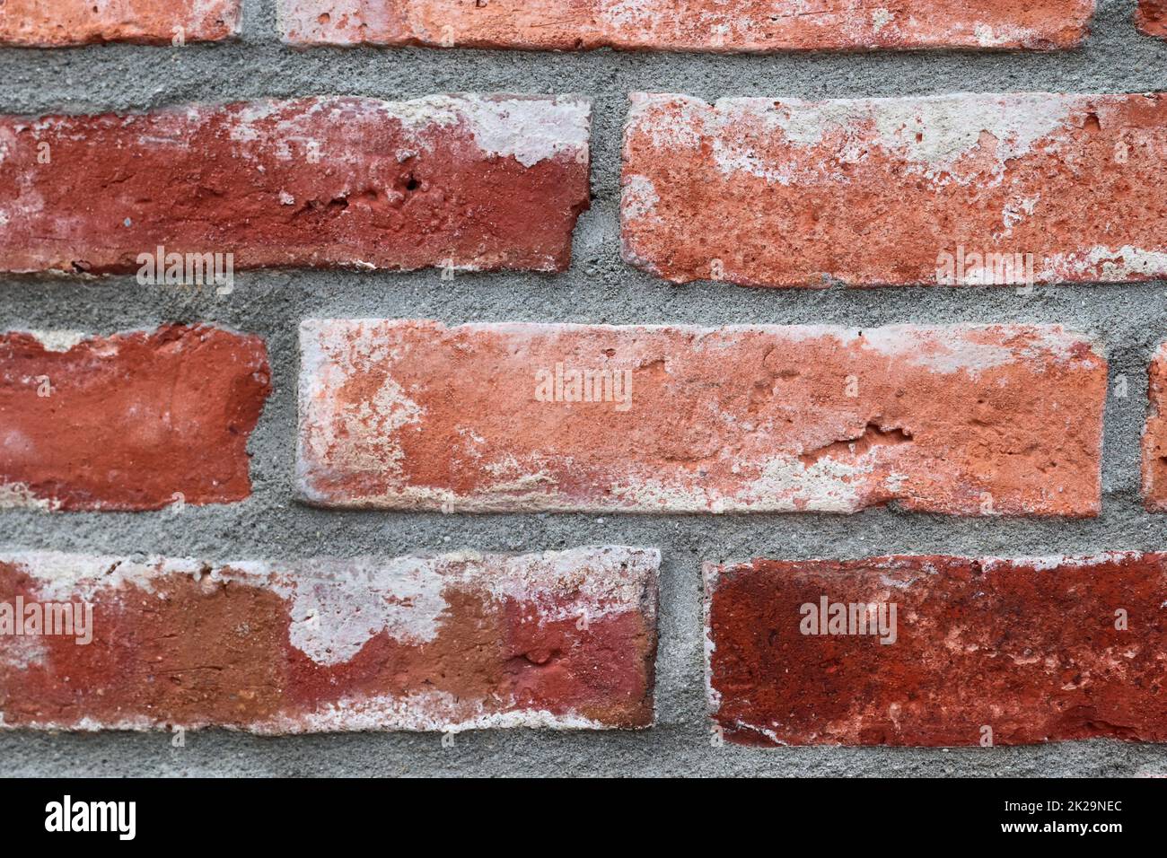 Old brick wall. Texture of old weathered brick wall panoramic ...