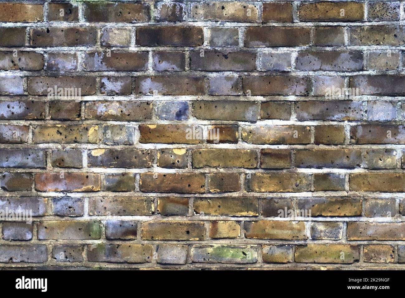 Old brick wall. Texture of old weathered brick wall panoramic ...