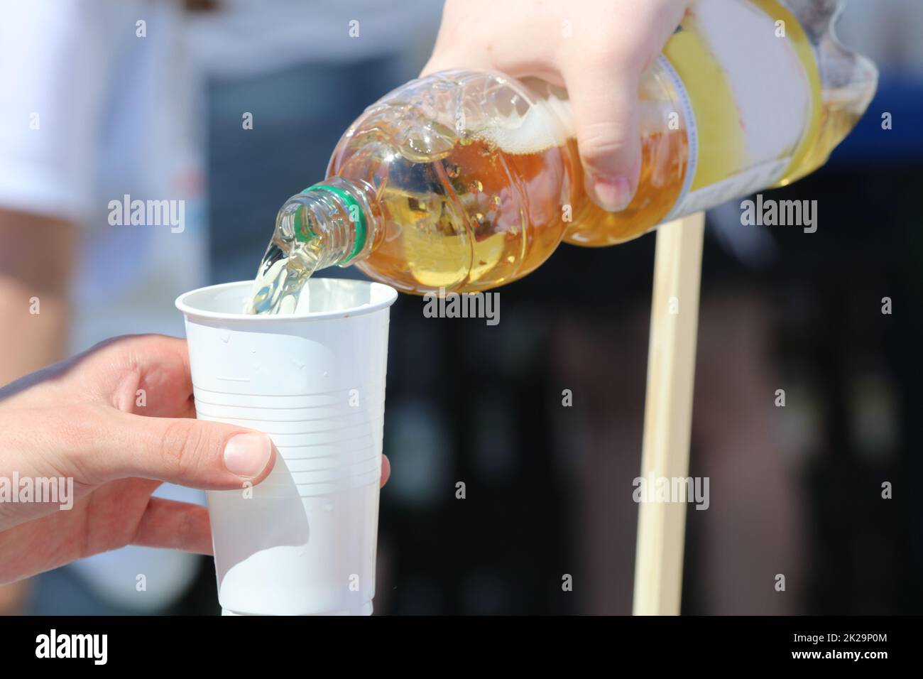 Refresh after Marathon Stock Photo - Alamy