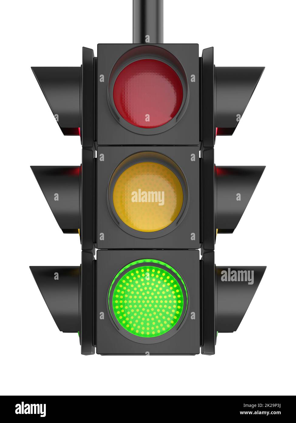 Green traffic light Stock Photo - Alamy