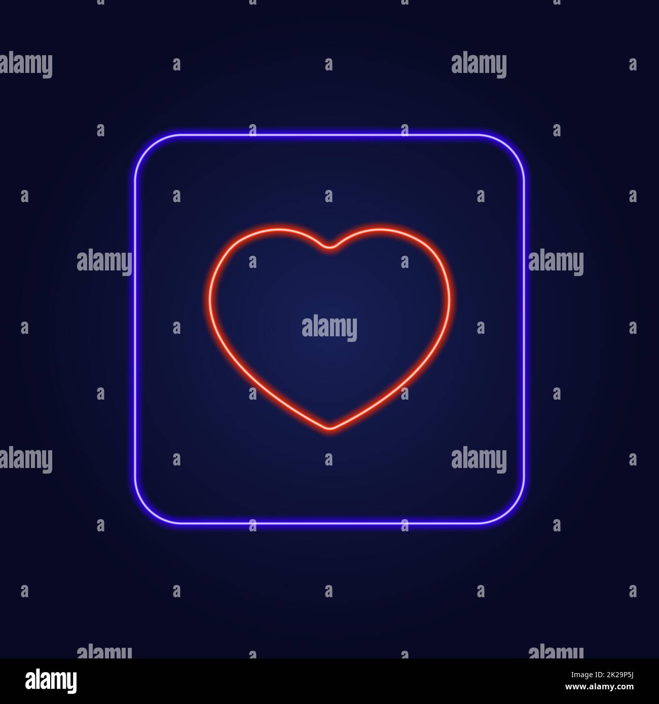 Neon heart hi-res stock photography and images - Alamy