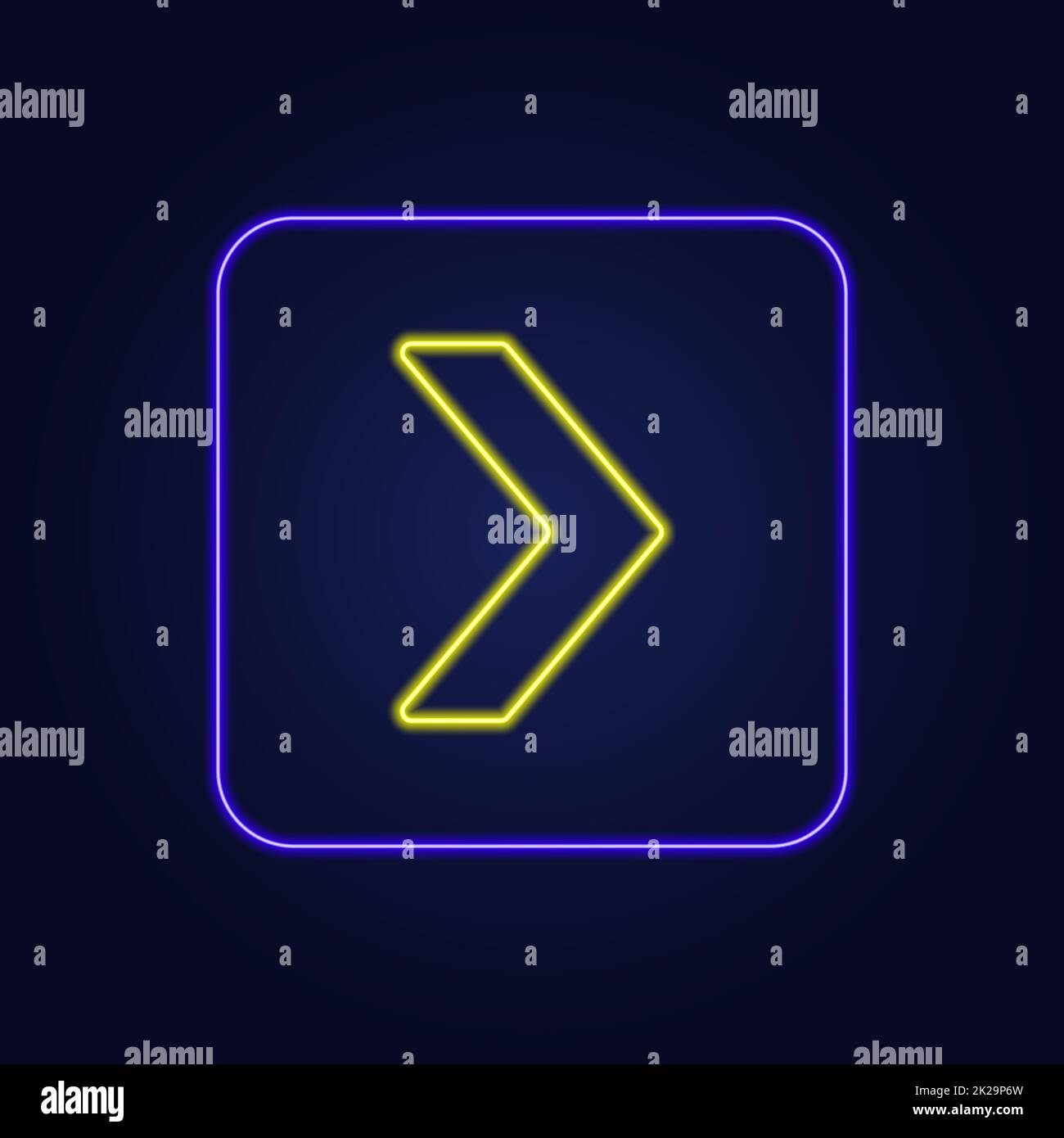 Neon arrow down hi-res stock photography and images - Alamy