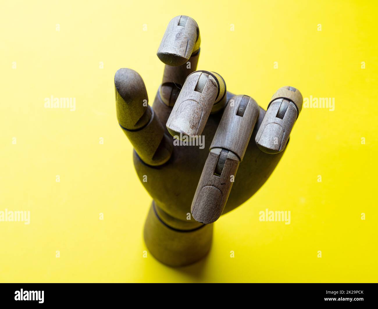 Wooden hand hi-res stock photography and images - Alamy