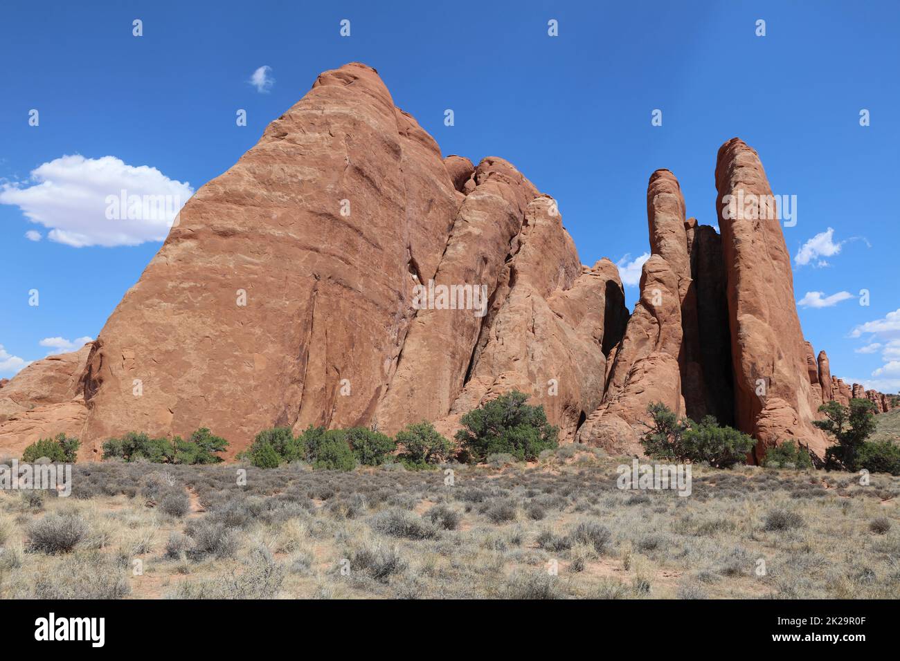 Broken Arch Trail in Arches National Park. Utah. USA Stock Photo - Alamy