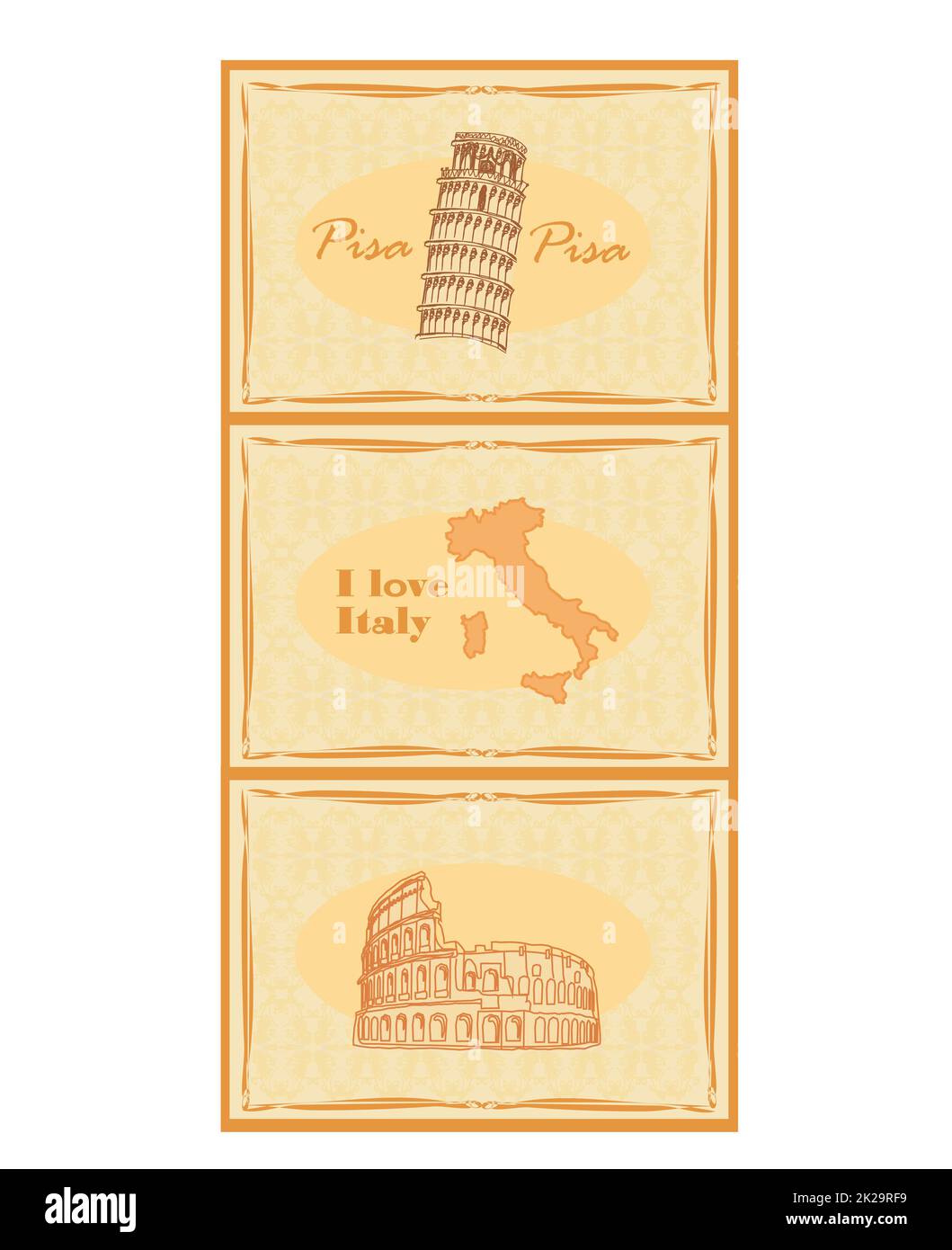 The italian pisa Cut Out Stock Images & Pictures - Alamy