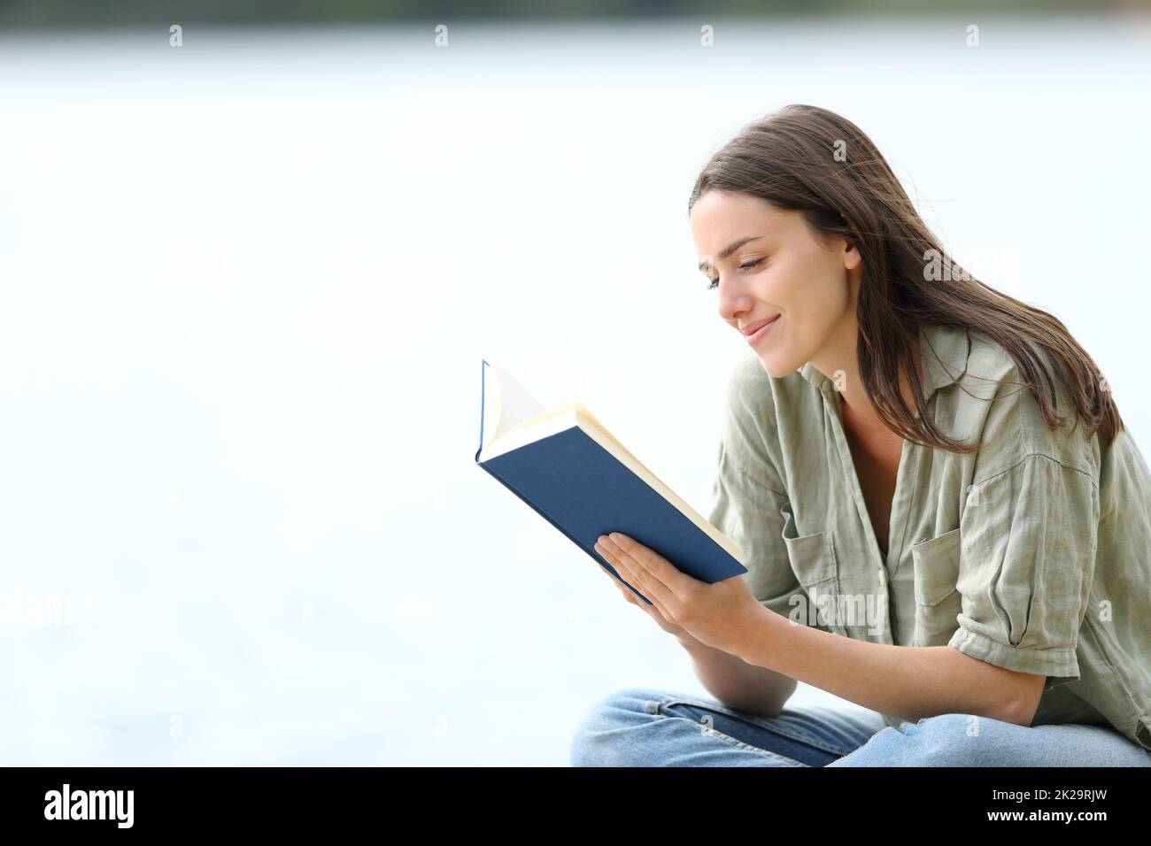 Reading at camp hi-res stock photography and images - Alamy