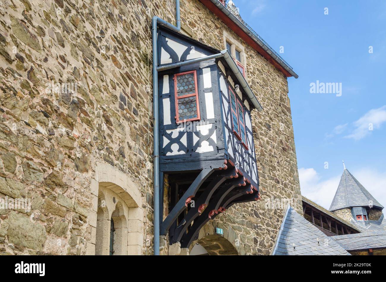 Historic castle tower of a castle complex Stock Photo - Alamy