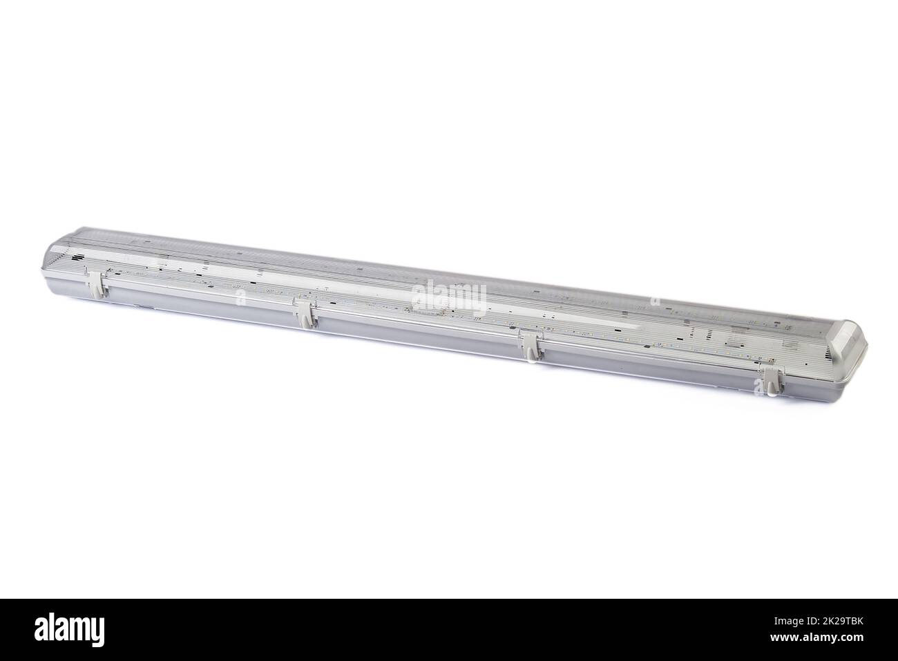 LED lamp for non-residential and public spaces on a white isolated ...