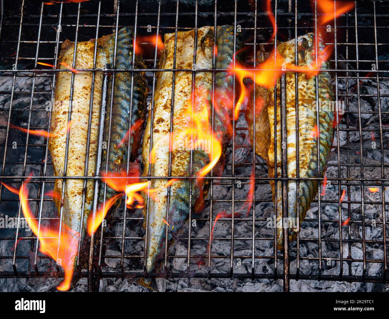 Grill flame fire hi-res stock photography and images - Alamy