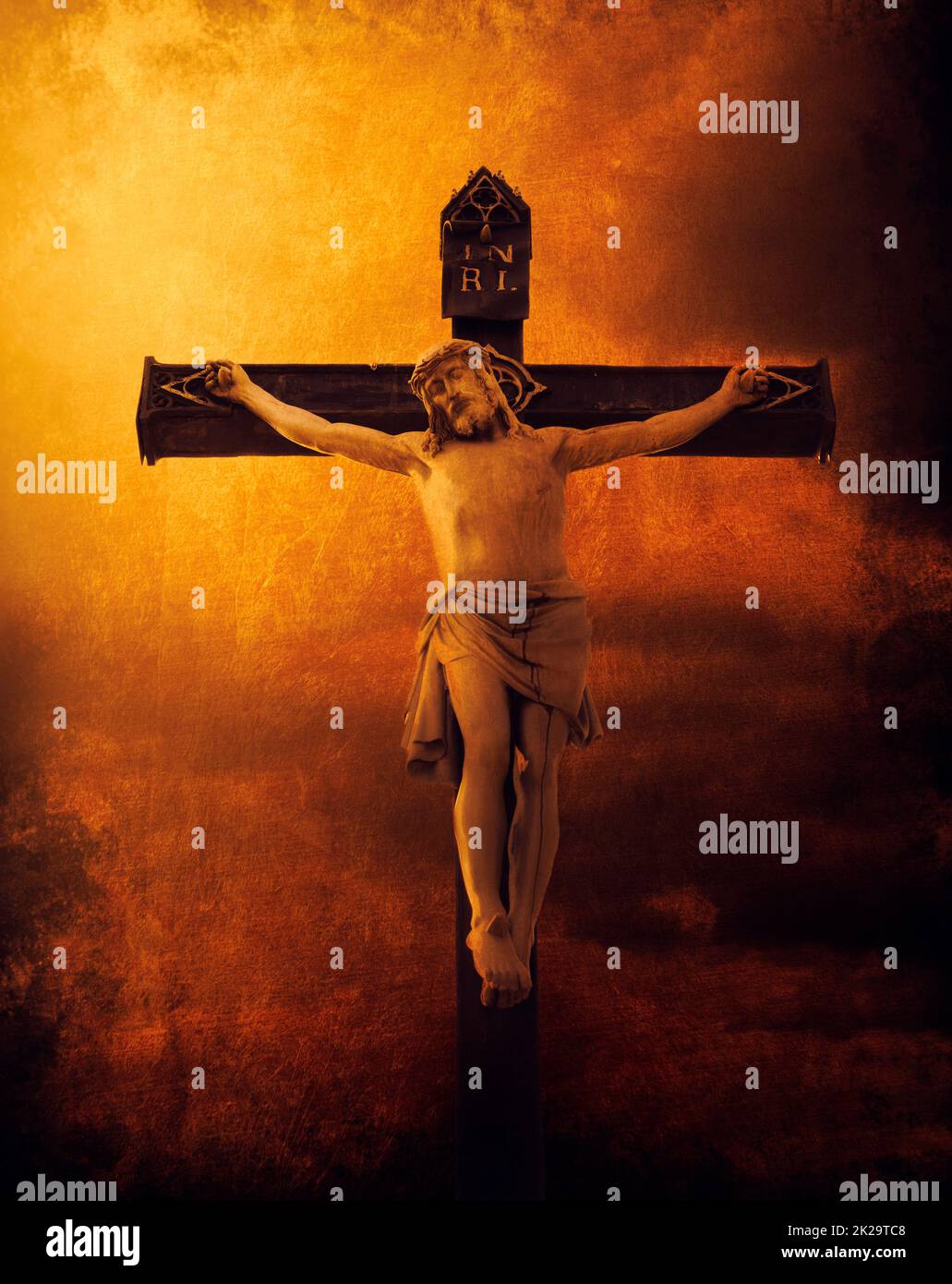 Dramatic crucifix design hi-res stock photography and images - Alamy