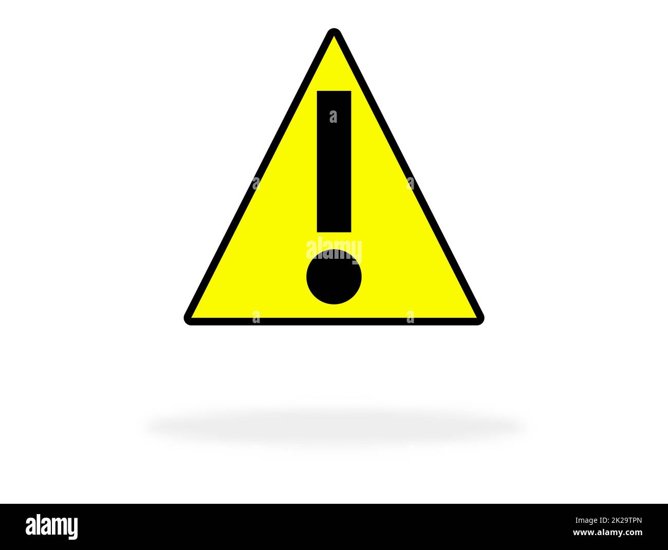 Exclamation mark sign - Yellow triangle Stock Photo - Alamy Exclamation mark sign - Yellow triangle Stock Photo - Alamy
