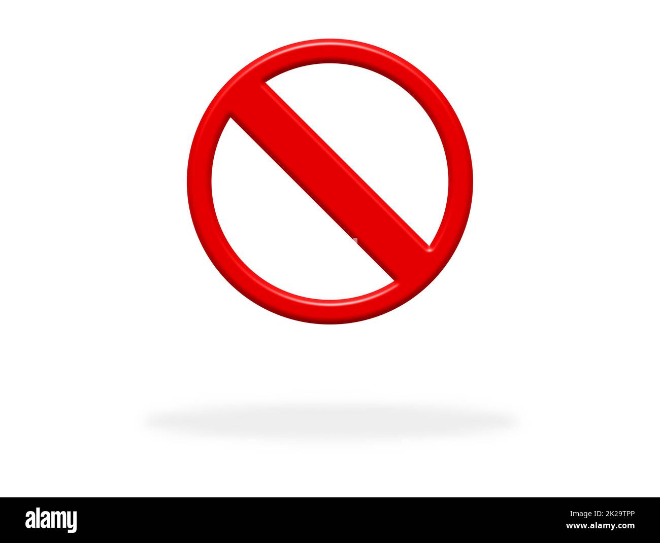Red circle with forbidden sign Stock Photo - Alamy