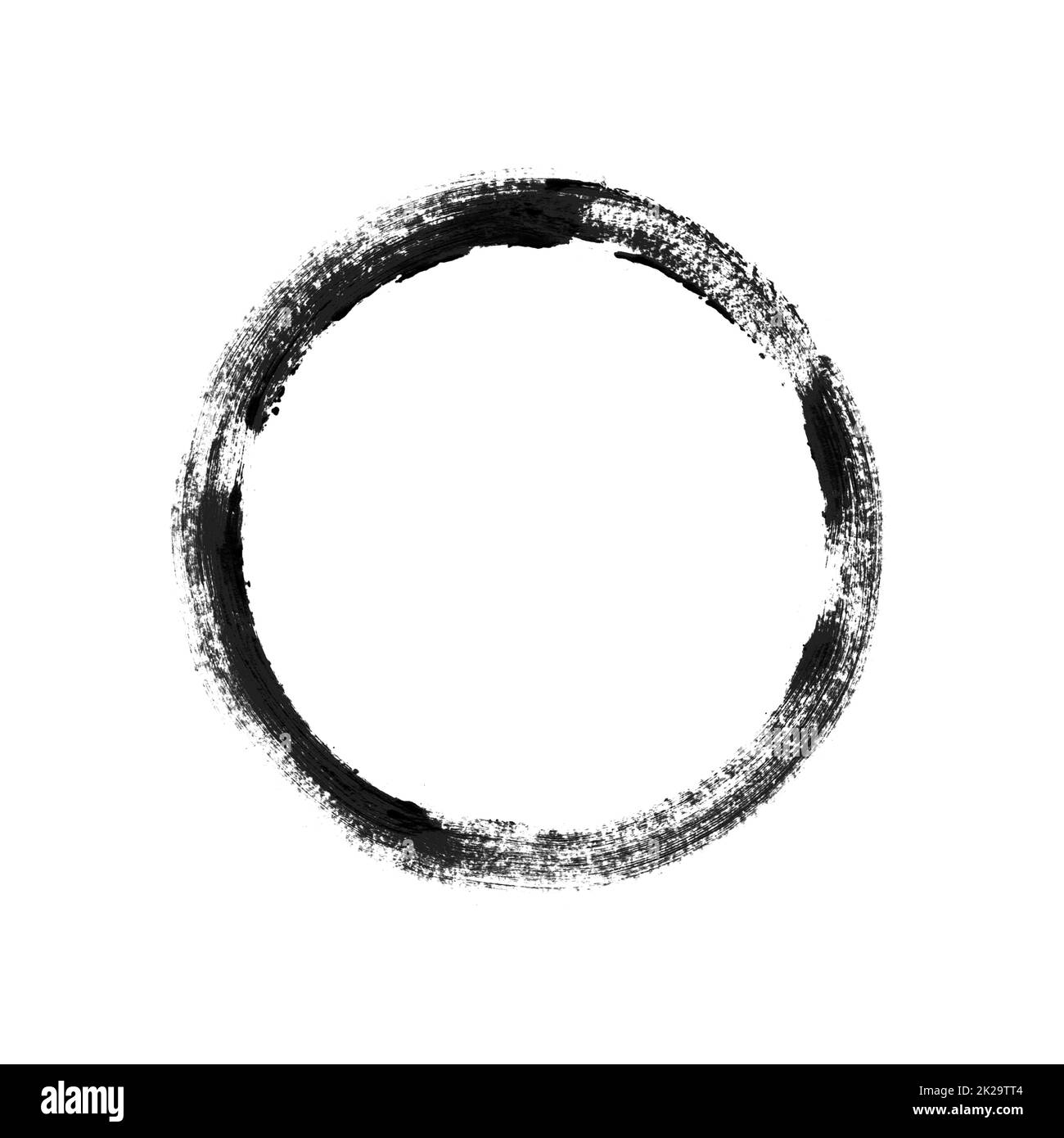 Round circle frame made Black and White Stock Photos & Images - Alamy
