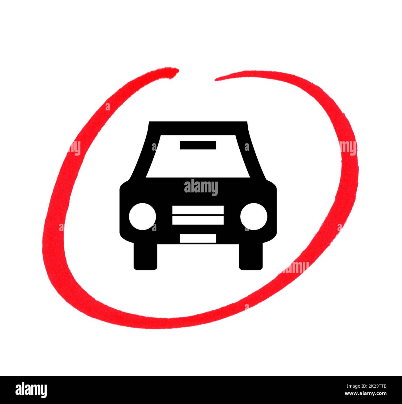 Line icon car sharing Cut Out Stock Images & Pictures - Alamy