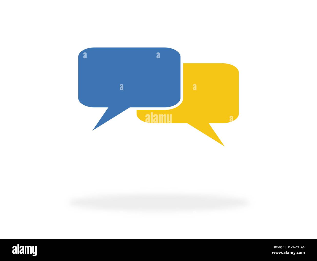 Blue communication Cut Out Stock Images & Pictures - Alamy