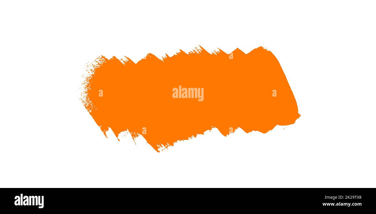 Hand drawn paintbrush texture with copyspace Stock Photo - Alamy