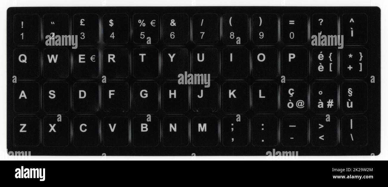 Computer keyboard layout hi-res stock photography and images - Alamy