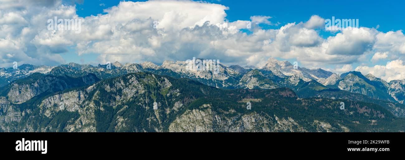 Triglav National Park Panorama Stock Photo - Alamy