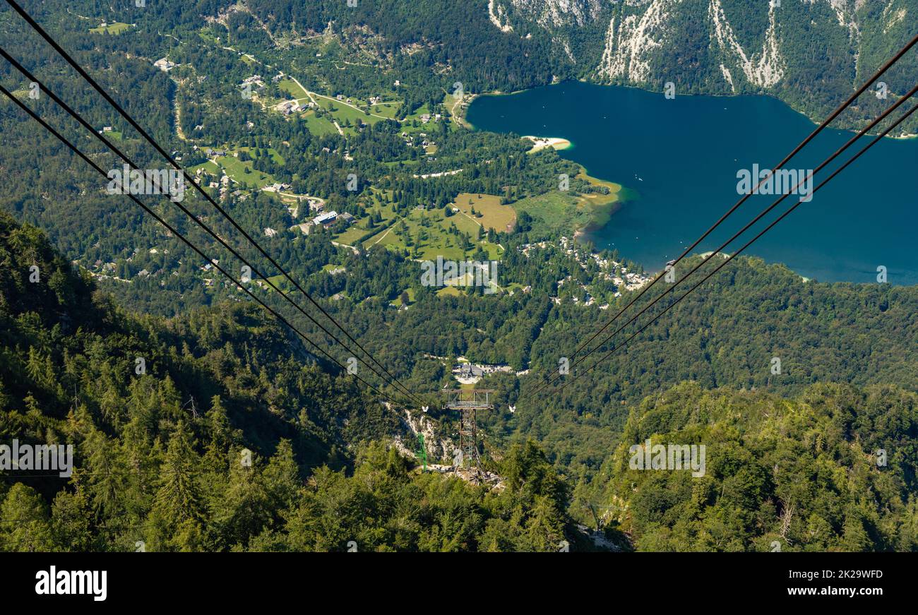 Bohinj slovenia cable car hi-res stock photography and images - Alamy