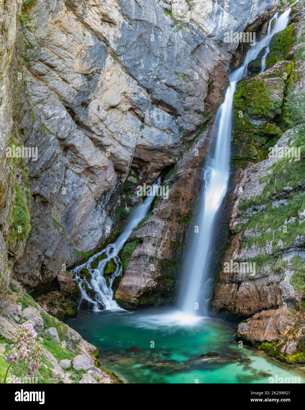 Savica waterfall hi-res stock photography and images - Alamy