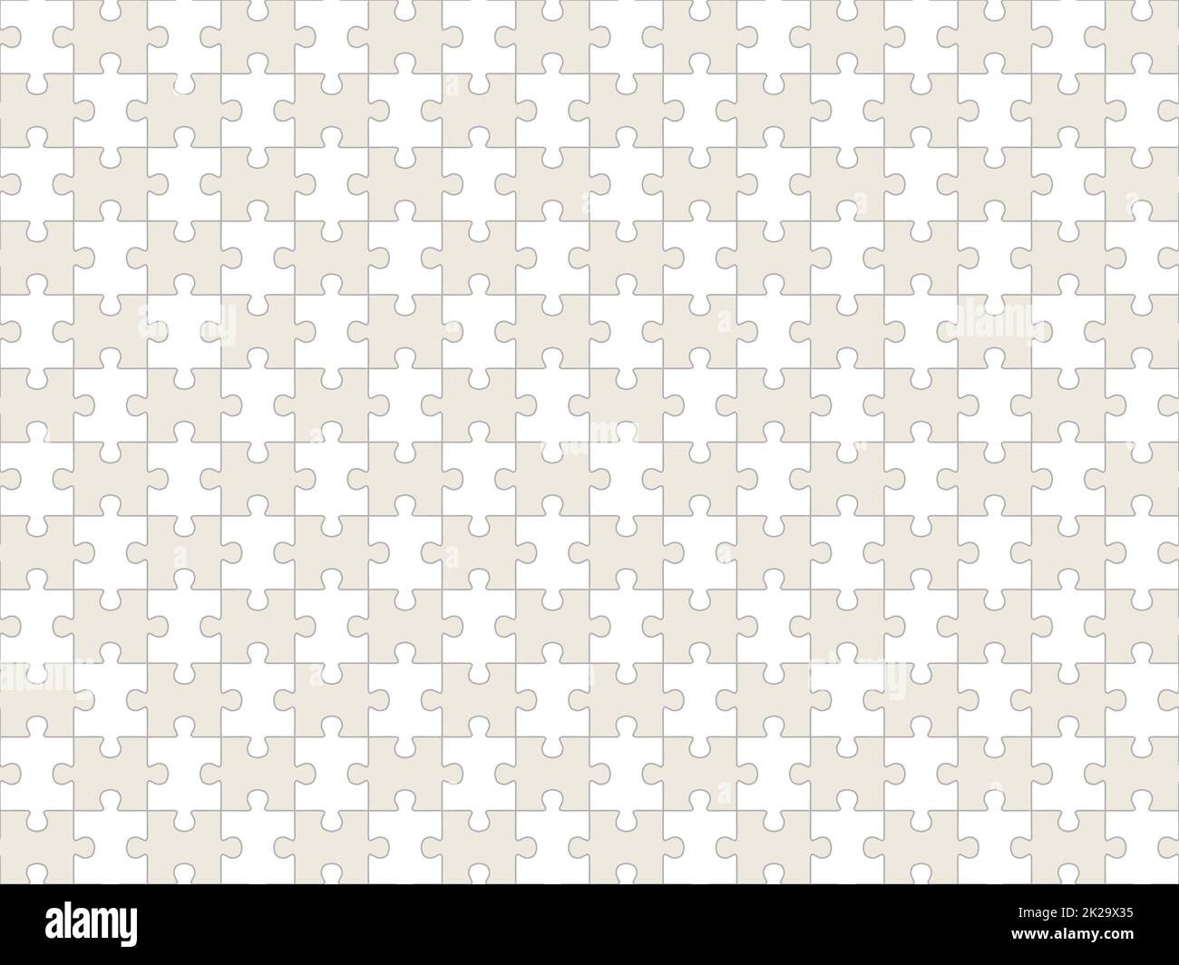 Seamless pattern of completed puzzle pieces grid Stock Photo - Alamy