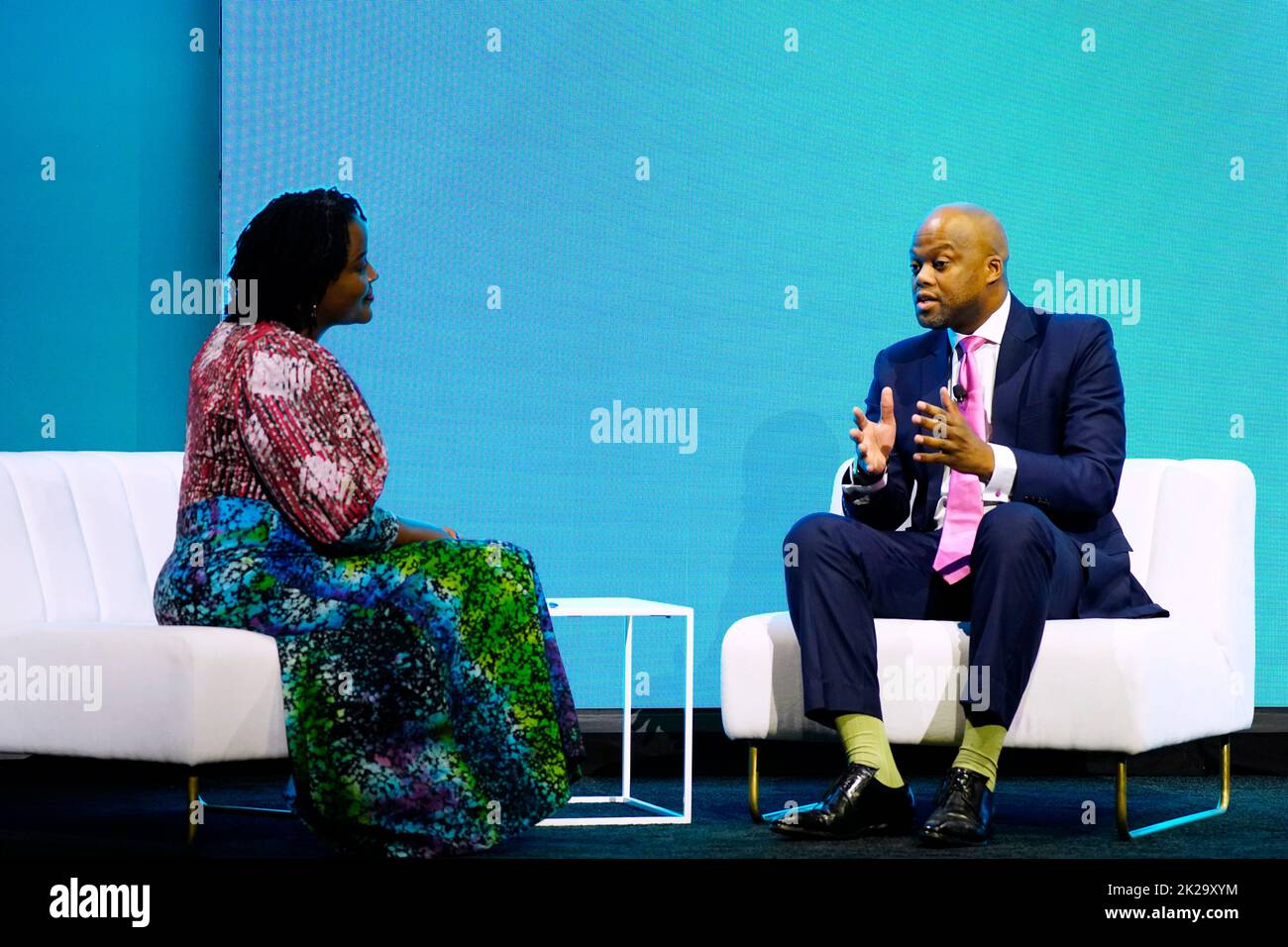 09/18/2022 New York, New York Dr. Joy Kategekwa and H.E. Wamkele Mene ...