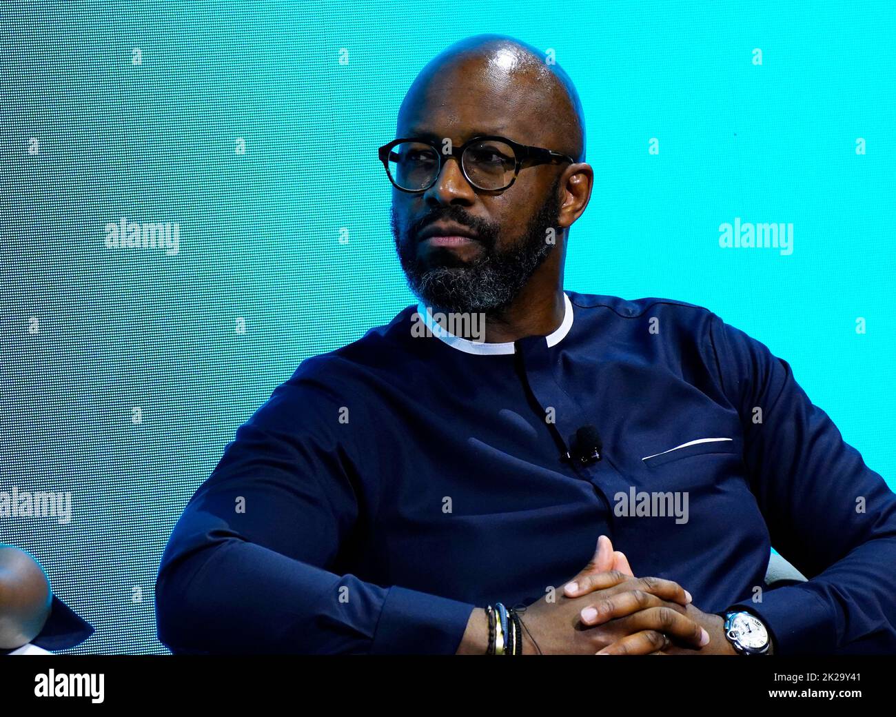 09/19/2022 New York, New York Ralph Mupita speaks onstage at The ...