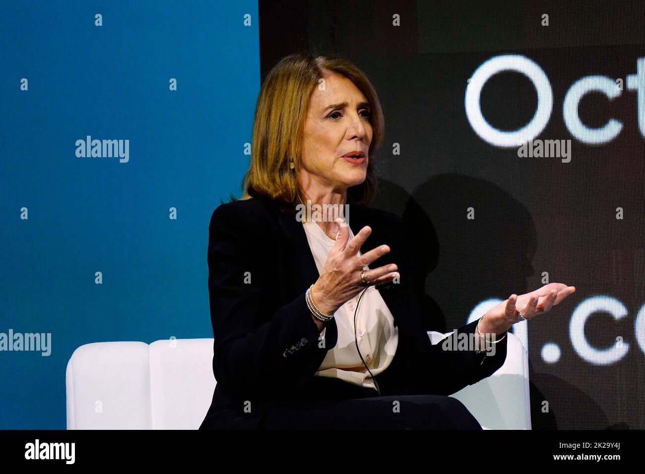 09/19/2022 New York, New York Ruth Porat speaks onstage at The ...