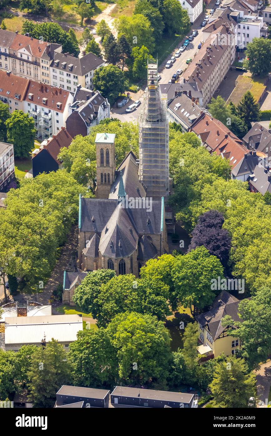 Shrouded church with construction site hi-res stock photography and ...