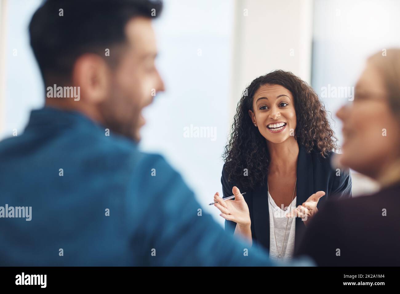 She helped rescue their relationship. Shot of a young therapist ...