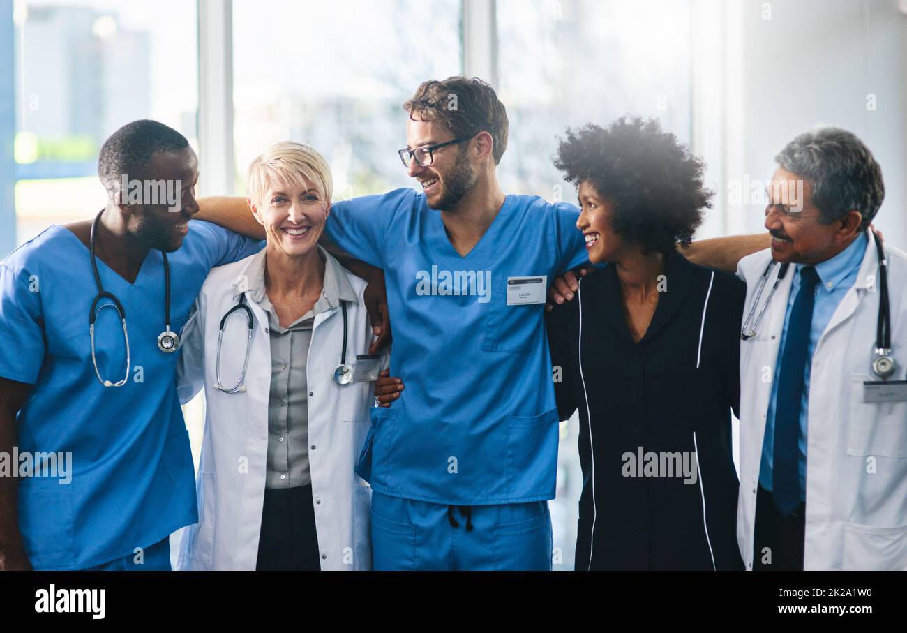 Diverse hospital team hi-res stock photography and images - Alamy