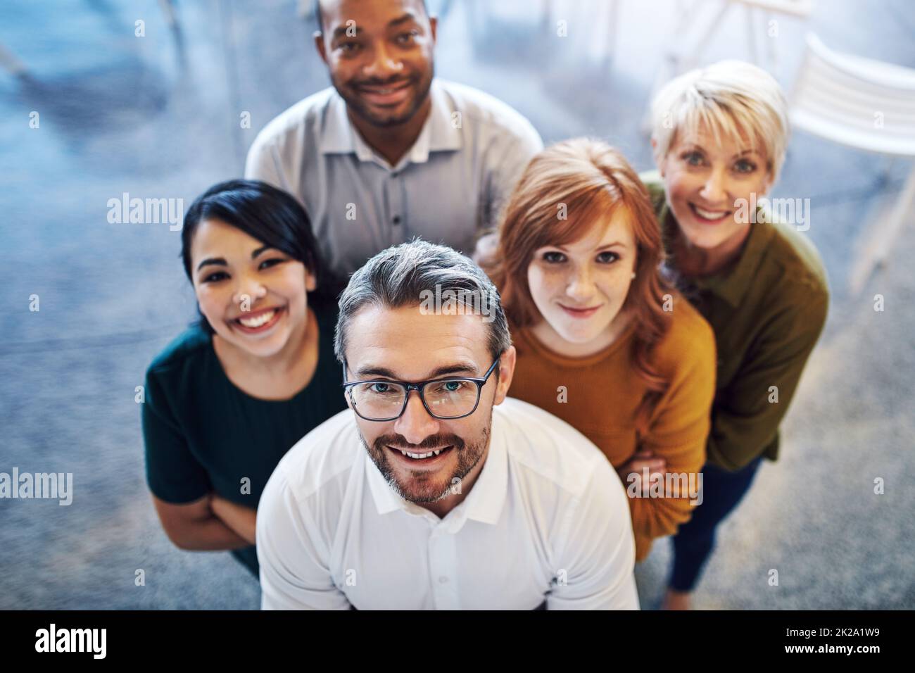 The team leader standing up hi-res stock photography and images - Alamy