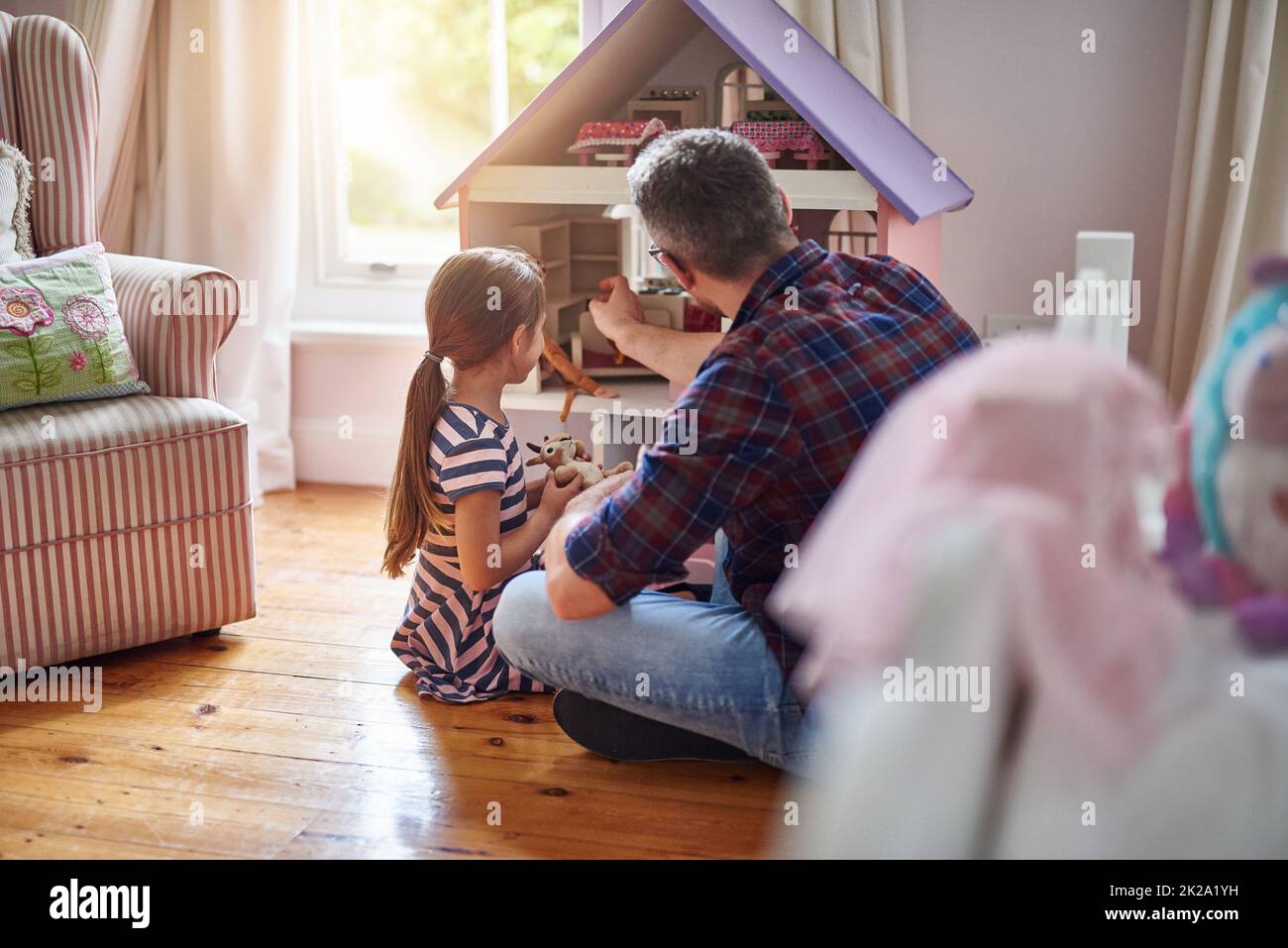 Children playing dolls inside hi-res stock photography and images - Alamy